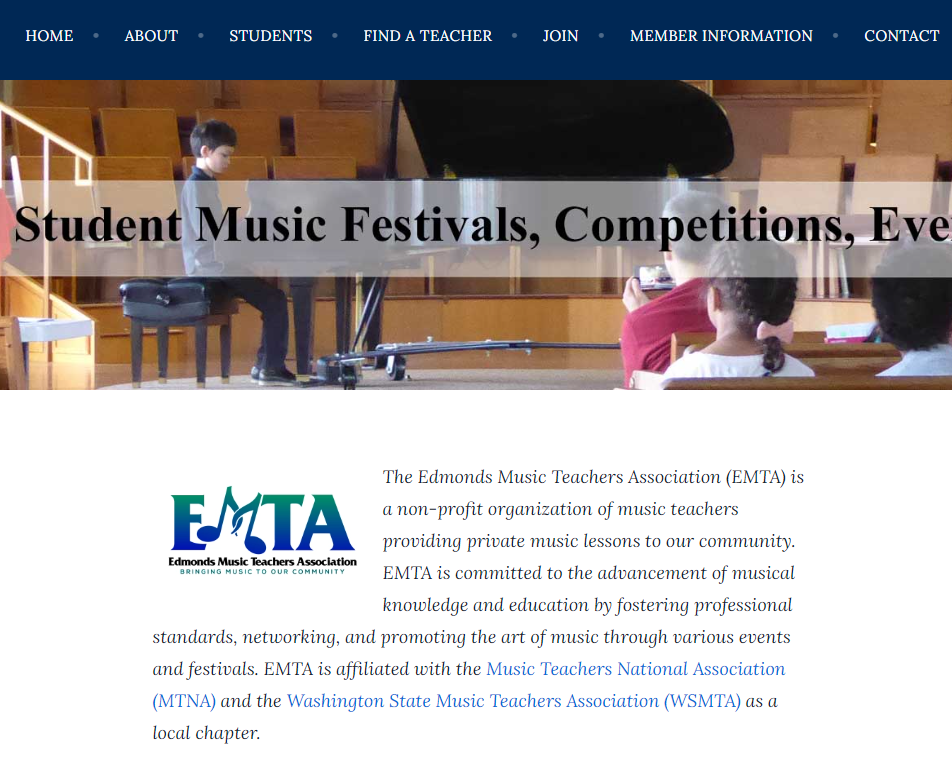 EMTA Member 2023-2024 Password Change – Edmonds Music Teachers Association