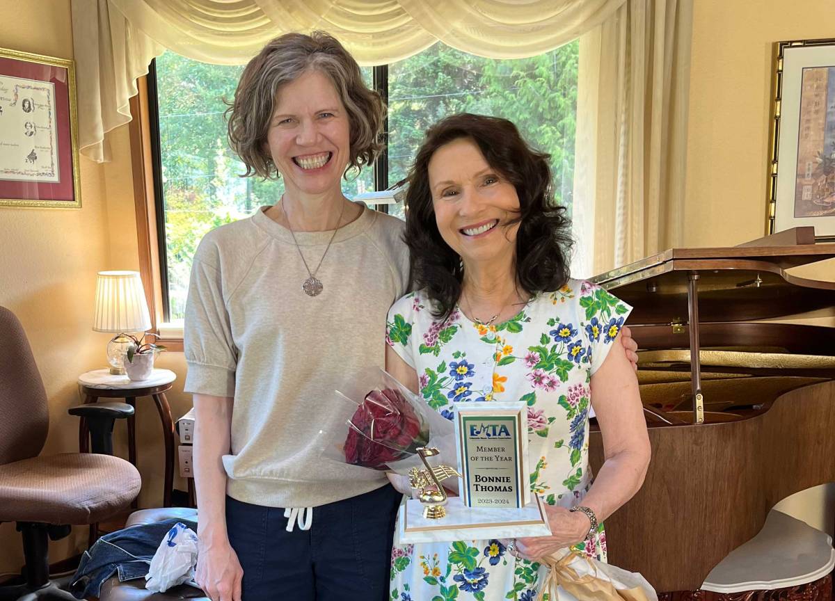 EMTA 2023-2024 Member Of The Year – Bonnie Thomas – Edmonds Music Teachers Association